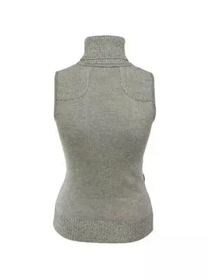 Dior Knit Turtleneck Tank Top