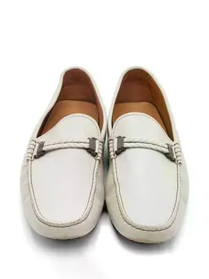 TOD'S Braided-strap Leather Loafers