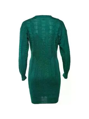 Missoni Knitted Midi Dress - Green