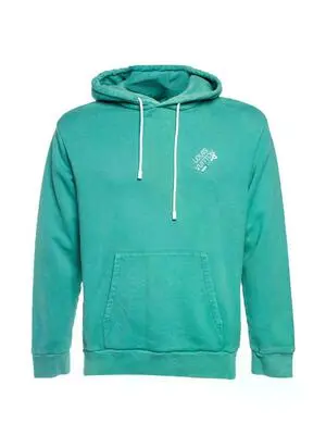 LOUIS VUITTON Logo Embroidered Hoodie - Green