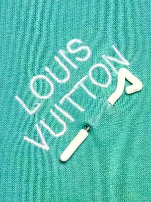 LOUIS VUITTON Logo Embroidered Hoodie