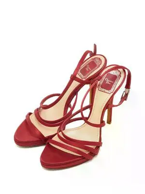 Dior Satin Strappy Slingback Sandals