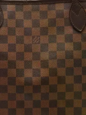 LOUIS VUITTON Damier Ebene Neverfull Mm Tote Bag - Brown