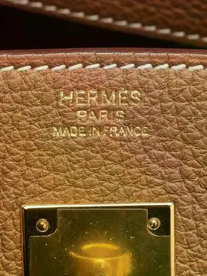 Hermès 30 Leather Tote Bag - Neutrals