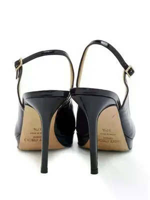 JIMMY CHOO Nova Buckle-detail Leather Heeled Sandals