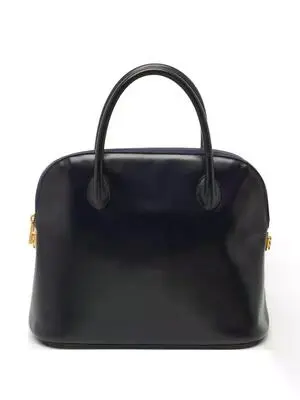 Celine Dome Leather Tote Bag - Blue