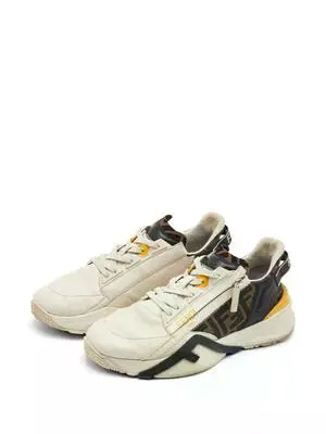 Fendi Flow Zucca Canvas Low-top Sneakers