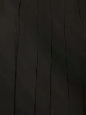 Neil Barrett Crepe Pleated Sleeveless Maxi Dress