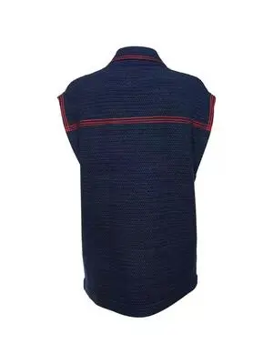 Sandro Sleeveless Logo Jacket - Blue