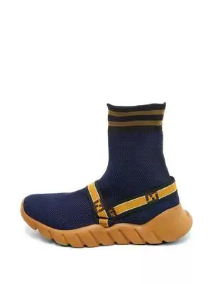 Fendi High-top Sock Sneakers - Blue
