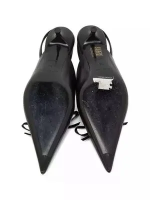 Balenciaga Leather Bow Detail Pumps