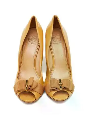 Tory Burch Trudy Peep-toe Wedge Pumps