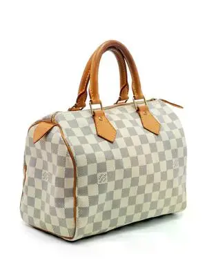 LOUIS VUITTON Speedy 25 Damier Azur Handbag