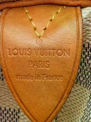 LOUIS VUITTON Speedy 25 Damier Azur Handbag