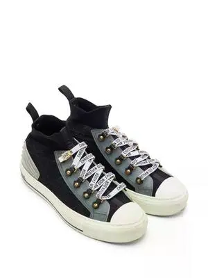 Dior Walk'n' Cannage Technical Fabric Sneakers - Black