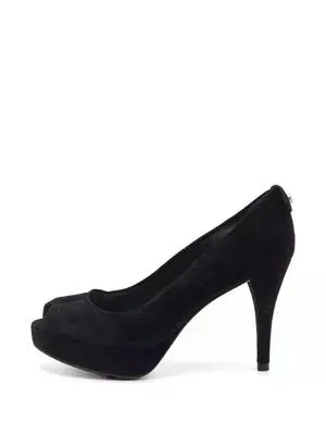 STUART WEITZMAN Peep-toe Platform Stiletto Heels - Black