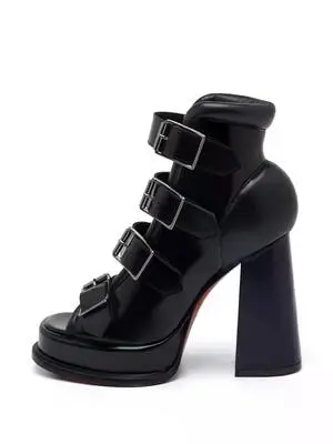 Alexander McQueen Rave Buckled Boots