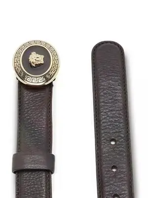 Versace Medusa Leather Belt