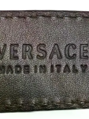 Versace Medusa Leather Belt