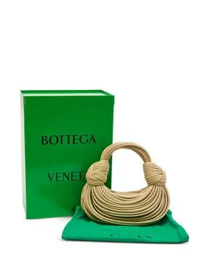Bottega Veneta Mini Double Knot Leather Tote Bag