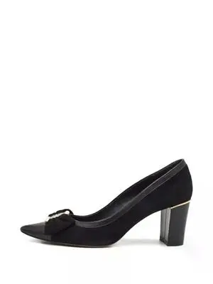 Carolina Herrera Suede Heeled Pumps