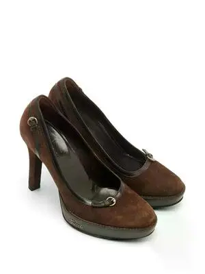Gucci Platform Pumps - Brown