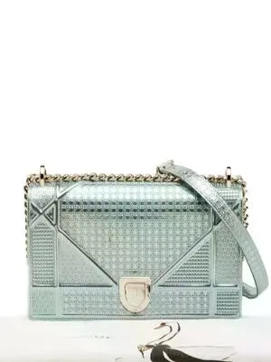 Dior Diorama Microcannage Shoulder Bag