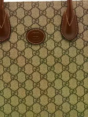 Gucci Gg Supreme Interlocking G Tote Bag