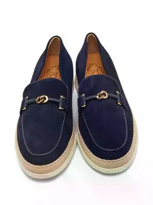 TOD'S Double T Espadrille Loafers