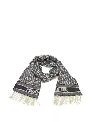 Dior Oblique Fringed Scarf