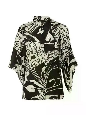 Gucci Printed Wide-sleeve Shirt