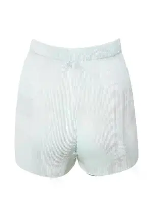 Sandro Plissé Colour-block Shorts