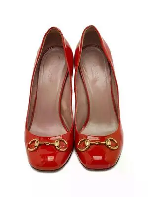 Gucci Horsebit Patent Leather Pumps