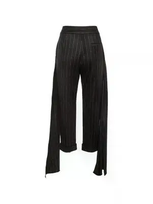 Hellessy Pinstripe Overlay Detail Trousers