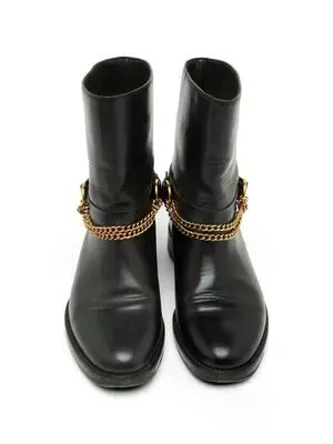 LANVIN Chain-link Ankle Boots