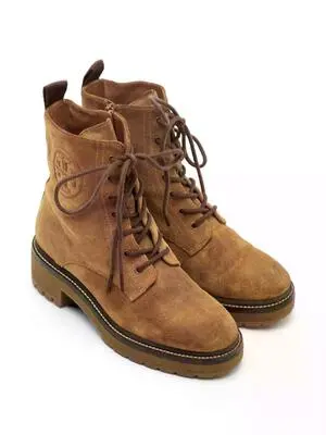 Tory Burch Miller Lug Sole Boots - Brown