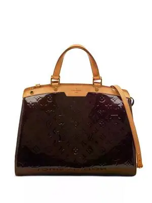 LOUIS VUITTON Brea Monogram Vernis Tote Bag - Brown