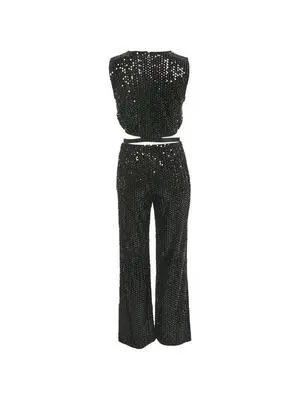 Maje Embellished Sequin Trousers Set