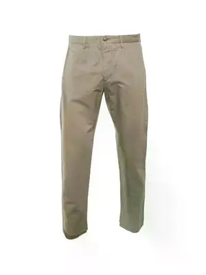 Ermenegildo Zegna Cotton Trousers - Neutrals