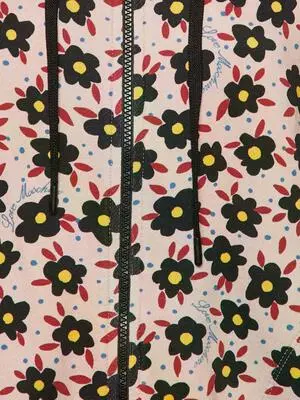 Moschino Floral Print Zip-up Jacket