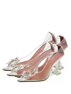 Amina Muaddi Begum Crystal-embellished Pumps