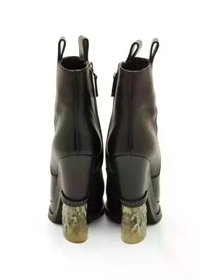 Fendi Leather Ankle Boots