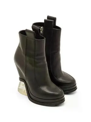 Fendi Leather Ankle Boots