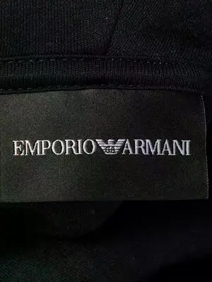 Emporio Armani Logo Embroidered Hoodie