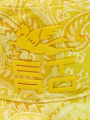 Etro Paisley-print Bucket Hat - Yellow