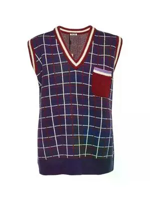 Miu Miu Virgin Wool Sleeveless Sweater