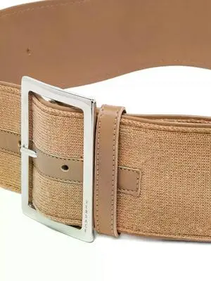 Versace Buckle Belt - Neutrals
