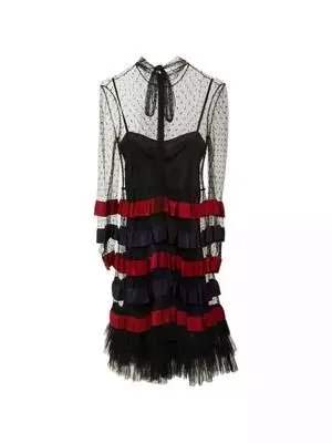 Red Valentino Tulle Tiered Dress