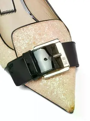 N°21 Buckled Slingback Leather Pumps