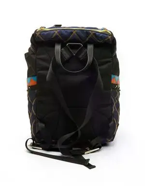 Prada Tessuto Impunturato Backpack - Blue